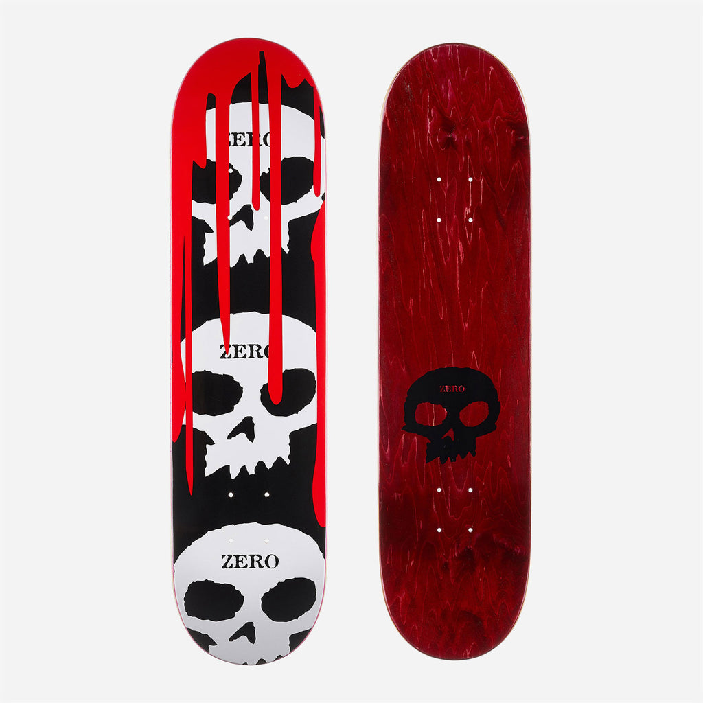 Skateboard Zero 3 Skull Blood Deck