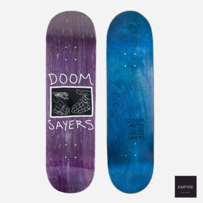 DOOMSAYERS CLUB SKATEBOARD SNAKE SHAKE DECK BLUE RED