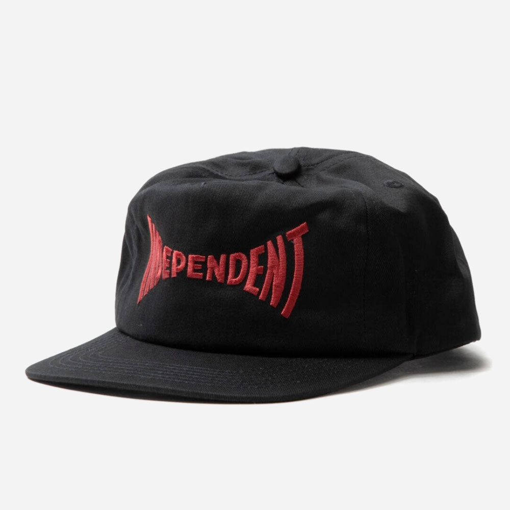 INDEPENDENT SPANNING SNAPBACK CAP Black