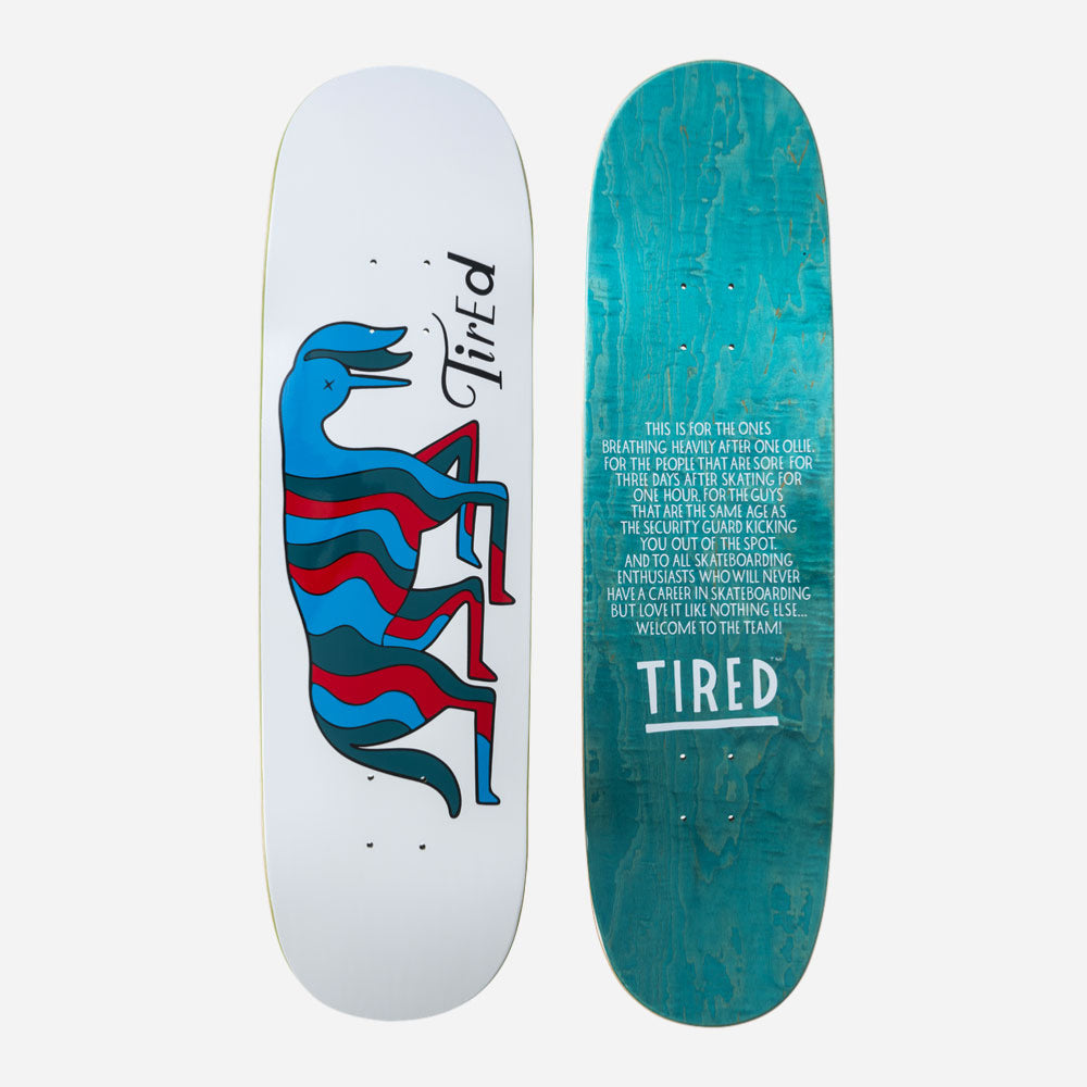 Tired skateboard crawl reg 8.5