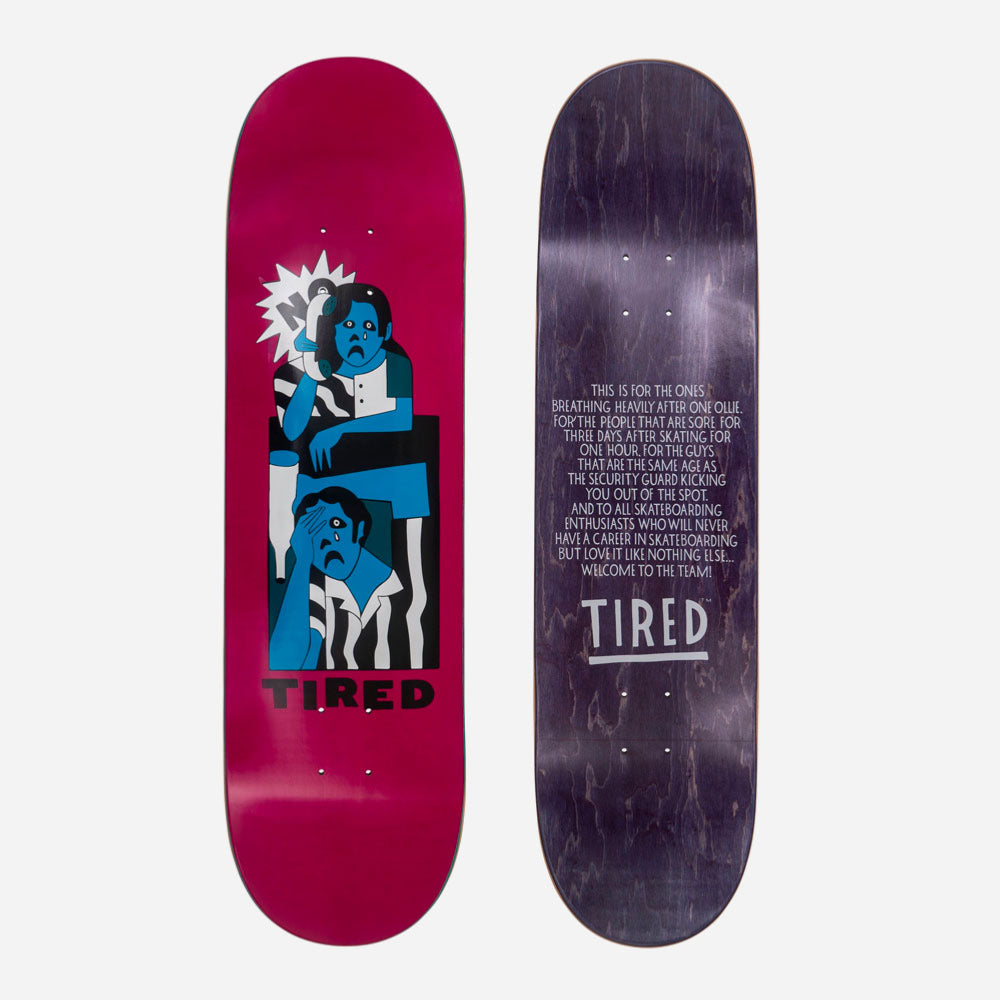 Tired sad referees deck regular