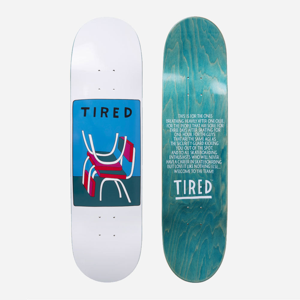 Skateboard Tired Seats Deck Regular